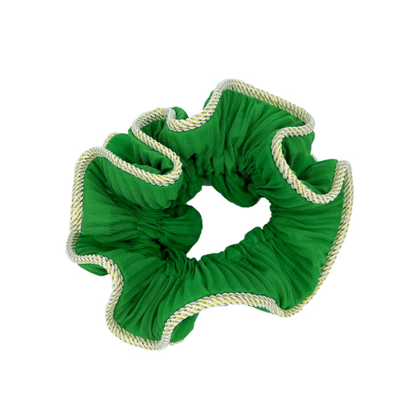 Scrunchie Green | Brillo natural con ajuste suave